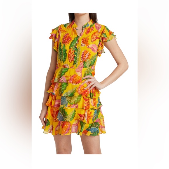 FARM Rio | Dresses | Farm Rio Yellow Banana Dress | Poshmark
